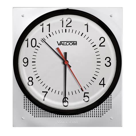 Ip Clockspeaker 12 Inch Analog Clock One Way Or Talkback