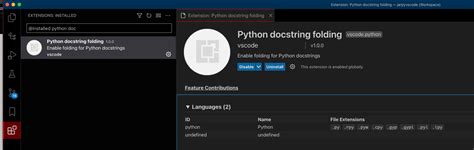 Implement An Indentation Provider To Support Folding Of Docstrings
