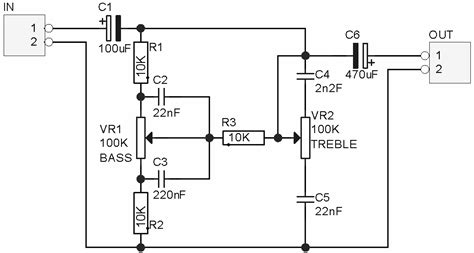 Inilah Rangkaian Tone Control Pengatur Nada Bass Treble Yang Dapat Bekerja Tanpa Butuh Daya