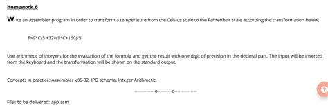 Solved Write An Assembler Program In Order To Transform A