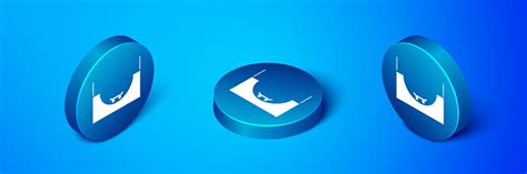 파란색 배경에 격리 된 등색 스케이트 공원 아이콘 경사로 롤러 스케이트 파크 계단 세트 익스트림 스포츠 파란색 원 버튼입니다 벡터 일러스트레이션 3차원 형태에 대한 스톡