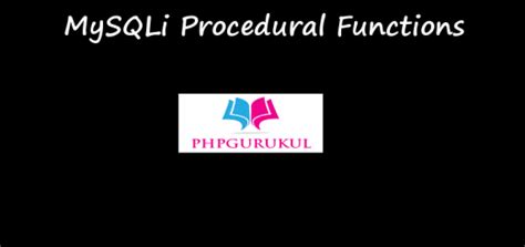 Mysql Introduction Phpgurukul