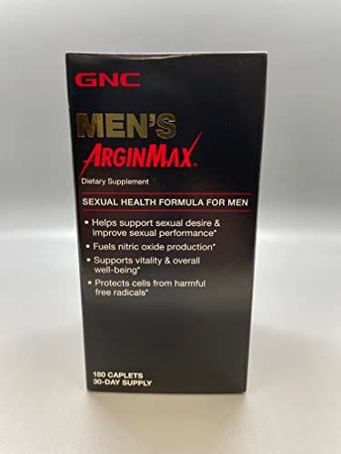 Gnc Mens Arginmax Sexual Health Formula Caplets