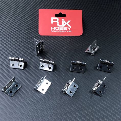 Rjx 10 Pcs 11522534 Inch Stainless Steel Spring Hinge For Rc