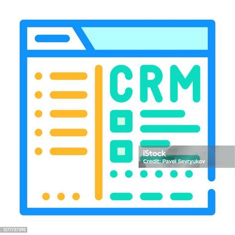 Crm 웹 사이트 컬러 아이콘 벡터 일러스트레이션 검색 엔진에 대한 스톡 벡터 아트 및 기타 이미지 검색 엔진 돈벌이 등급매기기 Istock