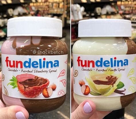Fundelina Chocolate Hazelnut Strawberry Spread And Chocolate Hazelnut
