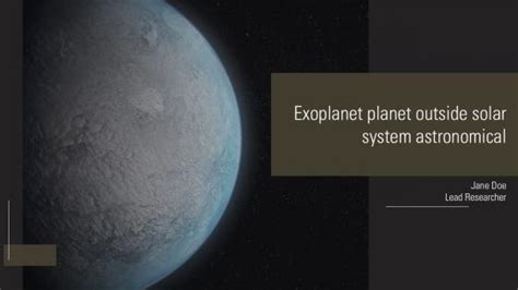 Exoplanets Solar System Powerpoint Presentation And Slides Ppt Slide Slideteam