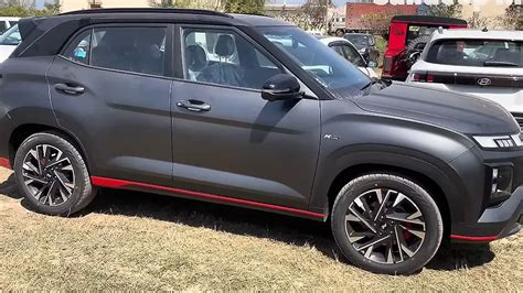 Hyundai Creta N Line Titan Grey Matte Spied Ahead Of Launch Carwale