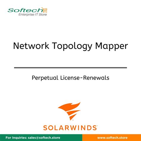 Solarwinds Network Topology Mapper Softech Store