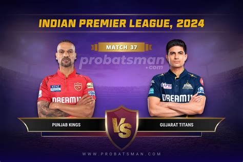 Pbks Vs Gt Dream11 Prediction With Stats Pitch Report And Player Record