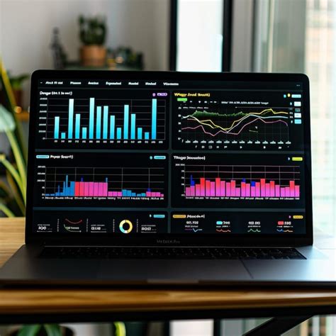 A Digital Marketing Dashboard Displaying Key Metrics And Analytics