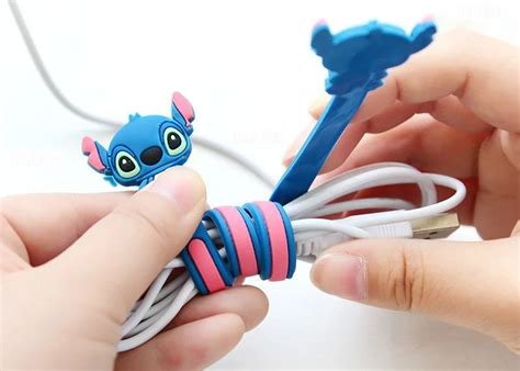 Мультфильм многоцелевой телефон провода шнур Организатор протектор наушников Usb устройство для