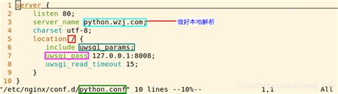 Nginx二十一nginx配置pythonpython Nginx Csdn博客