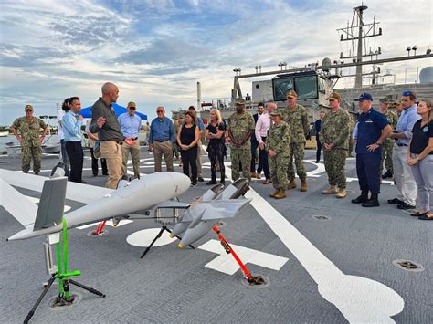 Pterodynamics Transwing Drone Demos Automated Ship Ops Aviation Week