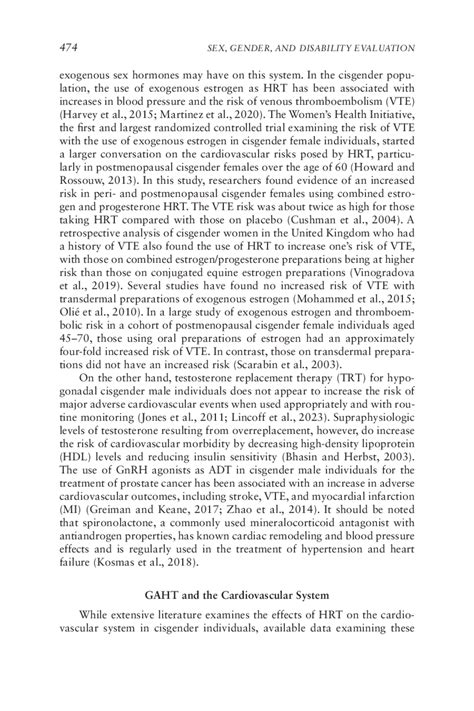 Appendix C Commissioned Paper Physiological Sex Differences And The