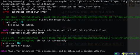 Pytorch3dcpucuda3步安装指南 落叶无痕