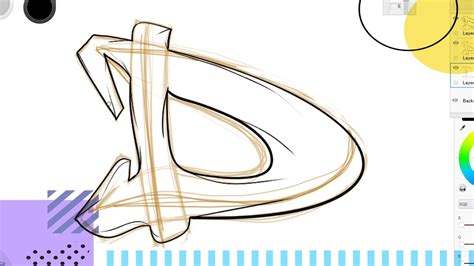 Graffiti Letter D Tutorial 3 Lets Learn How To Graffiti Art A To Z
