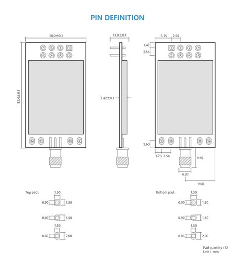 Nrf24l01p 24ghz 500mw 27dbm Long Range Cojxu E01 2g4m27d Spi