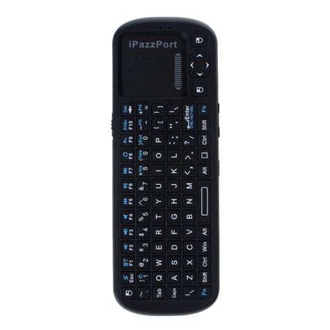 Ipazzport Kp 810 19btt Mini Wireless Keyboard With Touchpad And Led Light For Tablet Mini Pc Tv Box