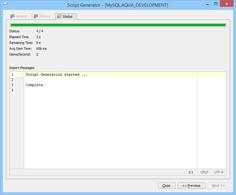 Schema Script Generator