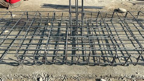 Combined Footing Reinforcement Construction Youtube
