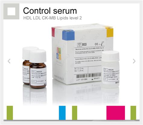 Control Serum Hdl Ldl Ck Mb Lipids Level 1 2 X 2 Ml Centromedica