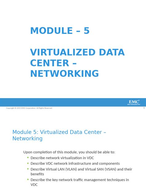 Cis Module 5 Vdc Networking Pdf Computer Network Virtualization