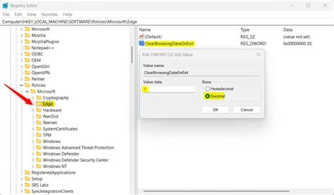 Auto Clear Browsing Data In Microsoft Edge Geek Rewind