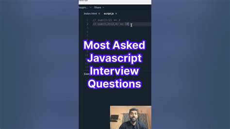 Most Asked Javascript Interview Questions Shorts Javascript React