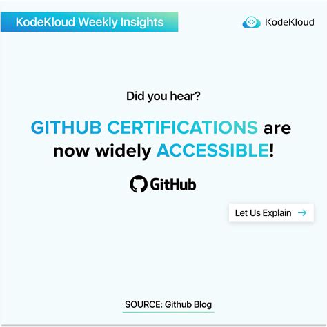 Exciting News Github Certifications Are Officially Here 👇 R Kodekloud