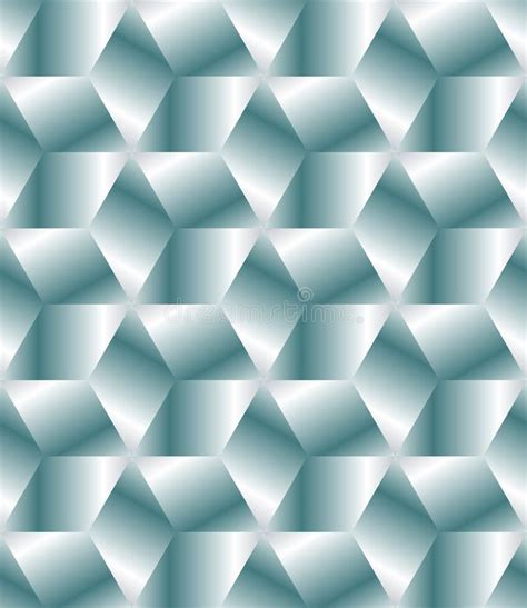 Silver Cube Endless Pattern Stock Vector Illustration Of Element Industrial 55488569