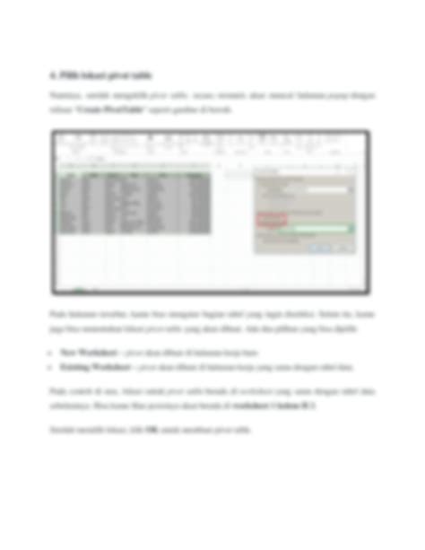 Solution Cara Membuat Pivot Table Di Excel Dan Contoh Nya Studypool