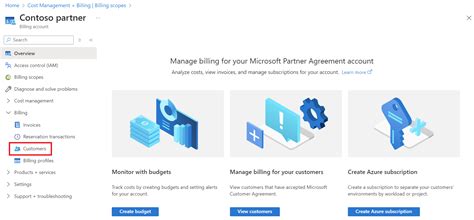 Get Started With Your Microsoft Partner Agreement Billing Account
