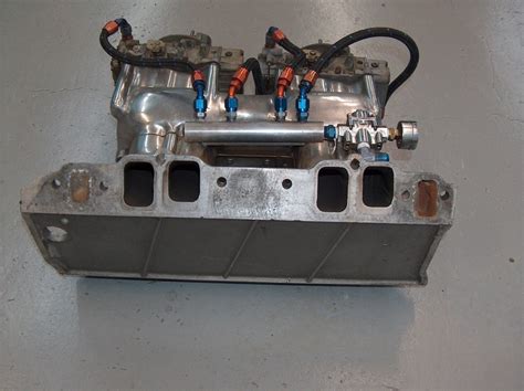 Edelbrock Bb Chevy Tunnel Ram Intake Manifold Ur2x W2x4 Dual Quad 750