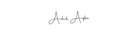 83 Advik Alpha Name Signature Style Ideas Wonderful Online Autograph