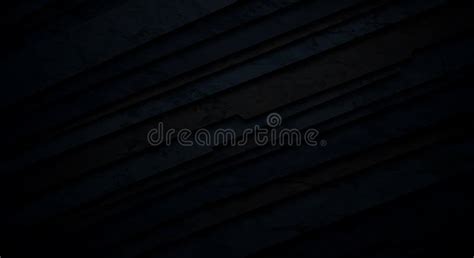 Dark Abstract Background Featuring Overlapping Diagonal Layers The Textured Stock Illustration