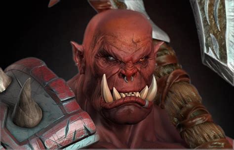 orc based on wow r zbrush