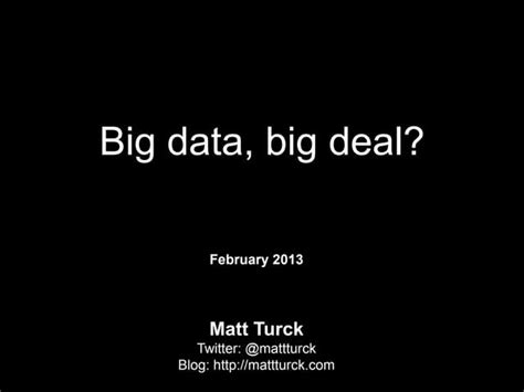 Big Data 101