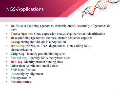 Next Generation Sequencing Technologies For Crop Improvement Pptx Biological Sciences Science