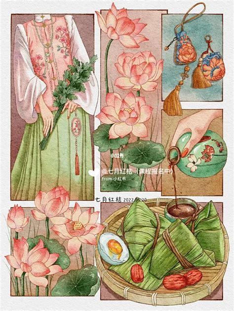 分镜插画｜端午浓情 花瓣网