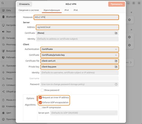 Пример настройки Remote Access Vpn с Ipsec Ikev2 Usergate Портал документации