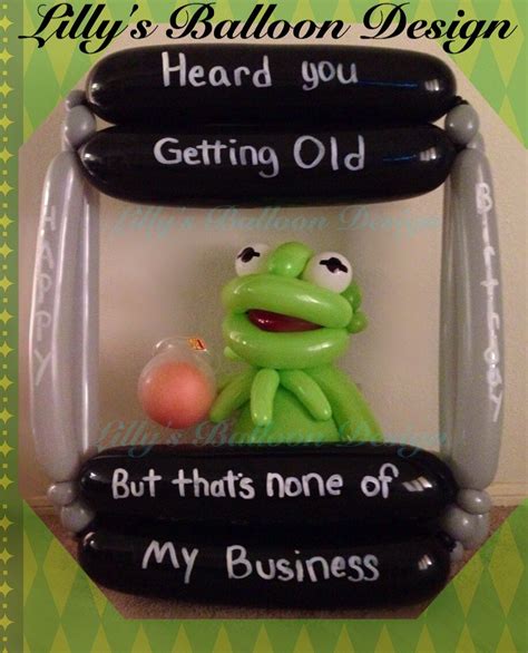 Balloon Kermit Meme For Birthday Party Decorations