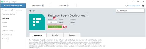 Creating Flexlogger Plug In Using Labview Project Template Ni