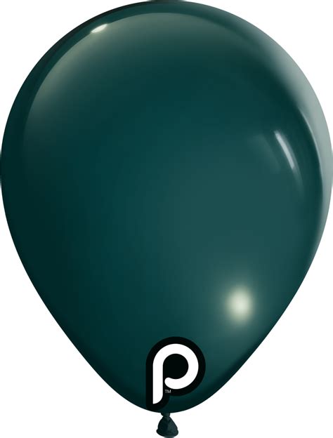 5 Prima Deep Teal Latex Balloons 100 Per Pack