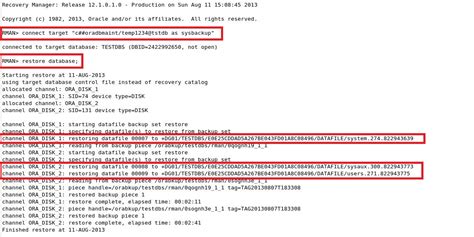 Oracle Database 12c Rman Restore And Recover For Multitenant Architecture