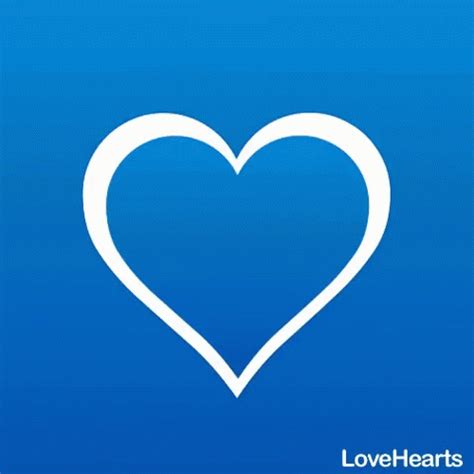 Blinking Blue Heart 