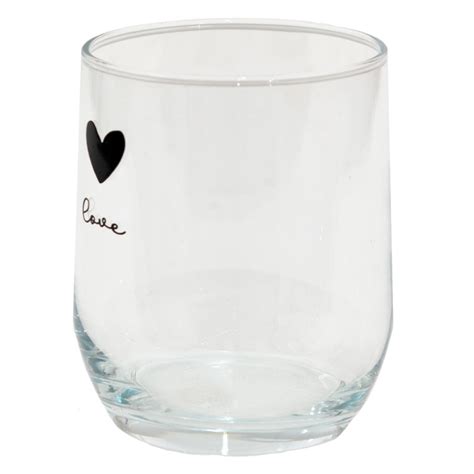Clayre And Eef Waterglas 300 Ml Glas Hart