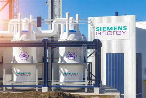 Concept Of A Siemens Energy Smr Small Modular Nuclear Reactor Power Plant On A Sunny Day Smr Is