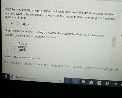 Solved Begin By Graphing F X Log X Then Use Chegg Com