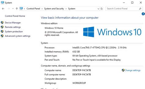 Windows 10 Environment Variables